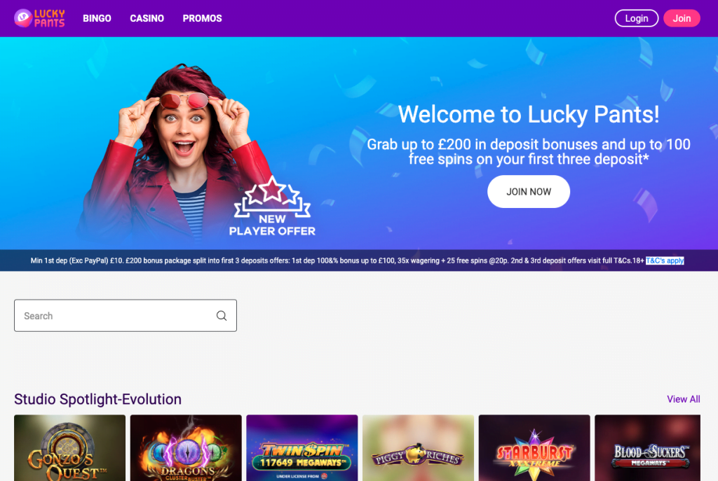 Win Big At Lucky Pants Bingo - Play Now!