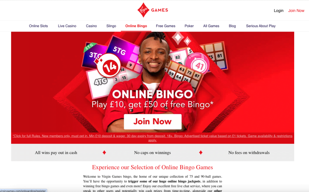 Play And Win Big With Virgin Games Bingo!