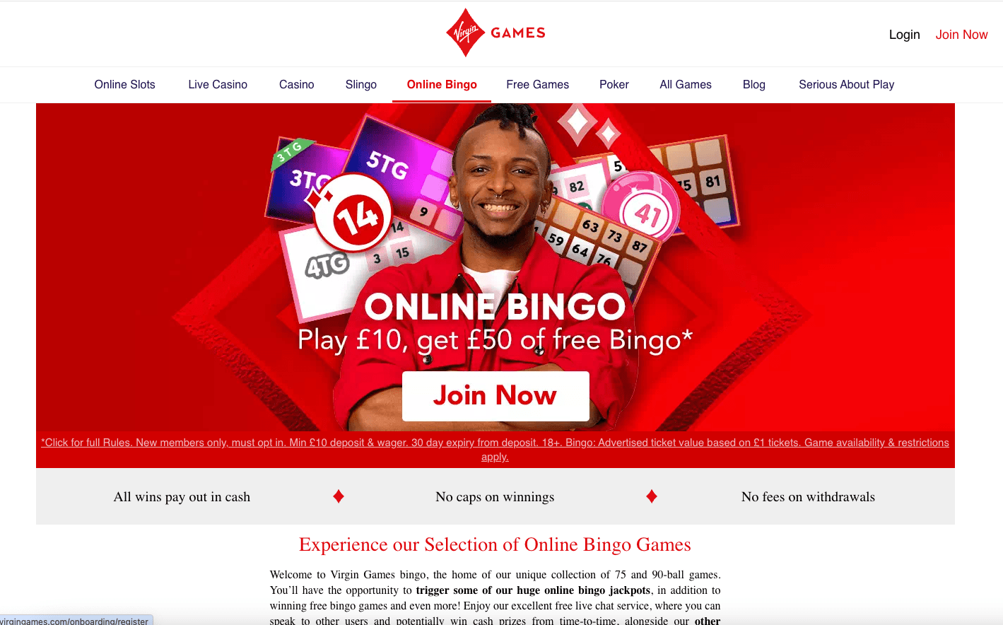 Play And Win Big With Virgin Games Bingo!